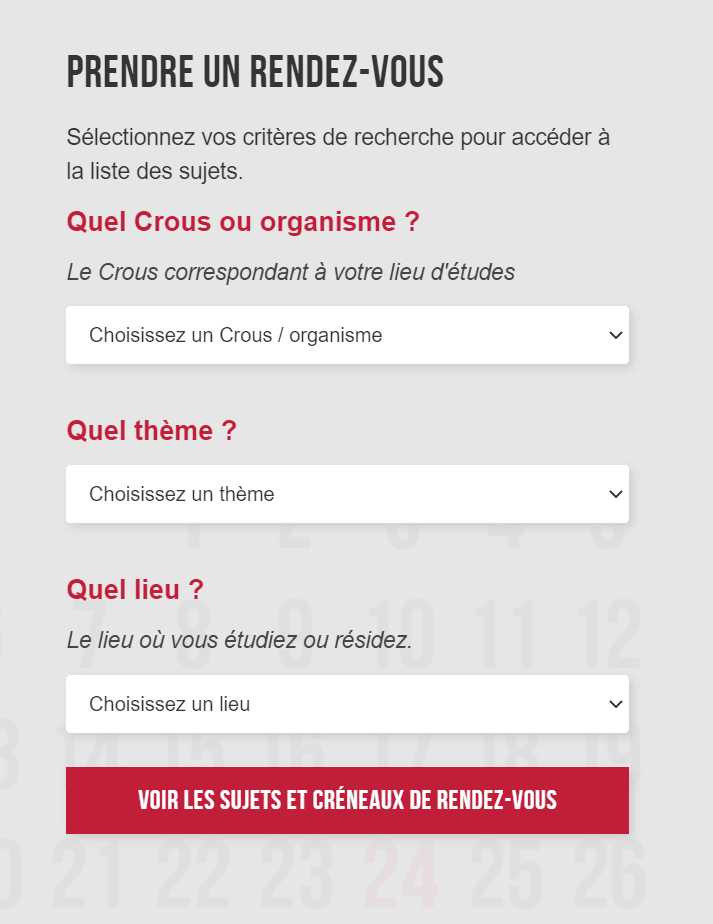 Demander un logement en résidence Crous - Crous Lille Nord Pas-de-Calais